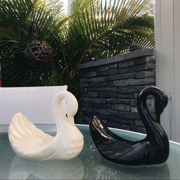 Accents | Vintage Ceramic Swan Host Pick | Poshmark